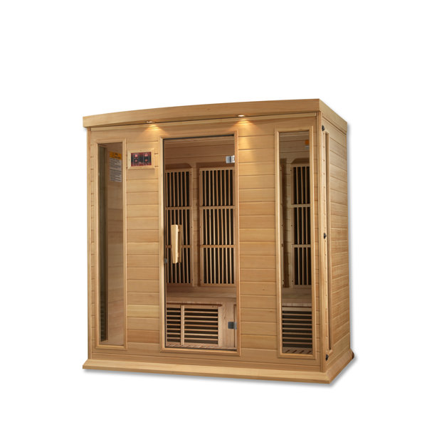 Dynamic Infrared Maxxus Series 4 Person Low EMF FAR Infrared Sauna & Reviews | Wayfair